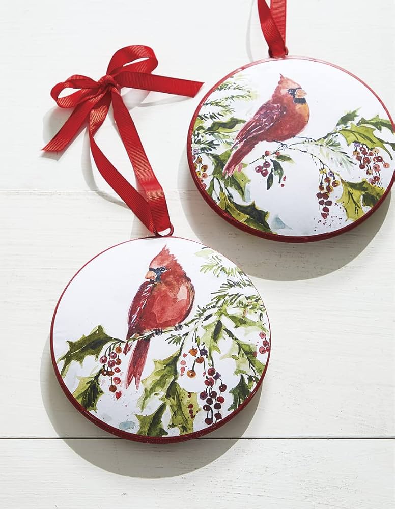 6” Cardinal Disc Ornament – High Cotton Downtown